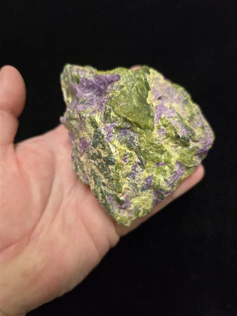 Atlantisite Freeform Stichtite In Serpentine Stone Silverflamze