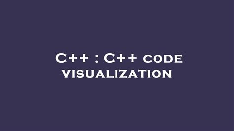 C C Code Visualization YouTube