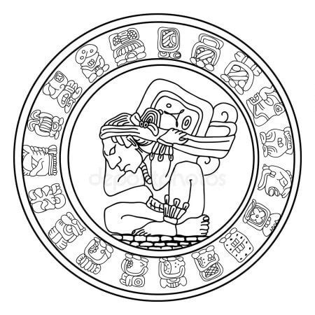 Dibujos Mayas A Lápiz Para Imprimir And Descargar Fáciles De Hacer
