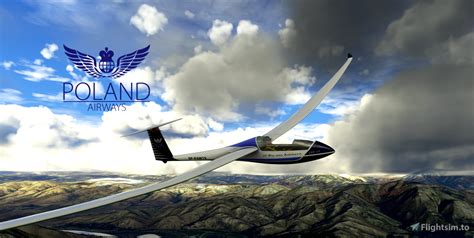 Glider Ls8 18 Poland Airways Livery For Microsoft Flight Simulator Msfs