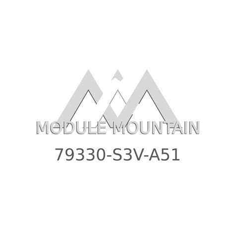 Transistor Assembly Honda 79330 S3v A51 Module Mountain