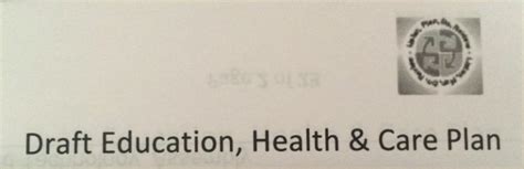 Experience Of Statement To Ehcp Process