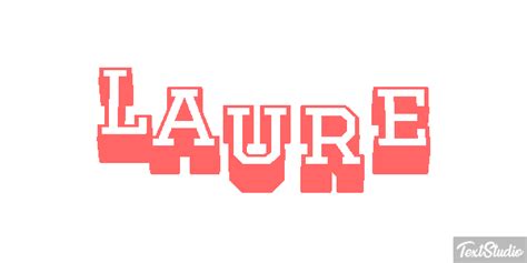 Laure Name Animated  Logo Designs