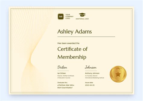 13 Best Membership Certificate Templates Free And Editable