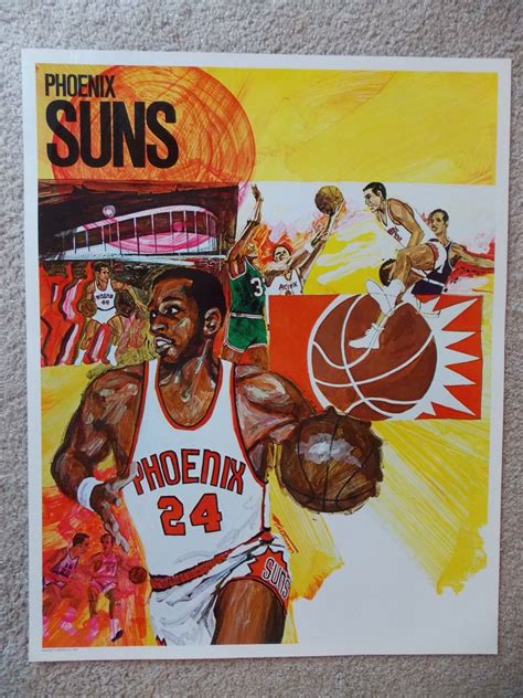 Nba Posters Phoenix Suns Vintage Sports Items