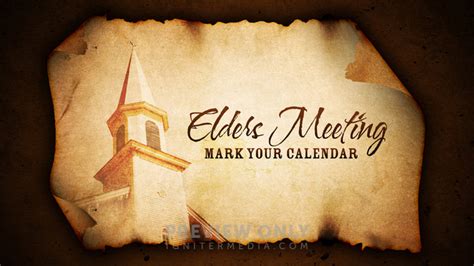 Elders Meeting Title Graphics Igniter Media