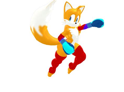 Tails Boxxing Render By Luiar64 On Deviantart