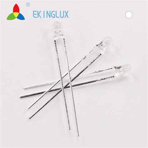 Buy Ekinglux Led 3mm Datasheet Led 3mm White Led Bulbs Led Diode 3mm