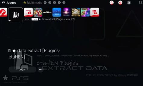 [ps5] guida completa come estrare plugin etahen su ps5 jailbreak con