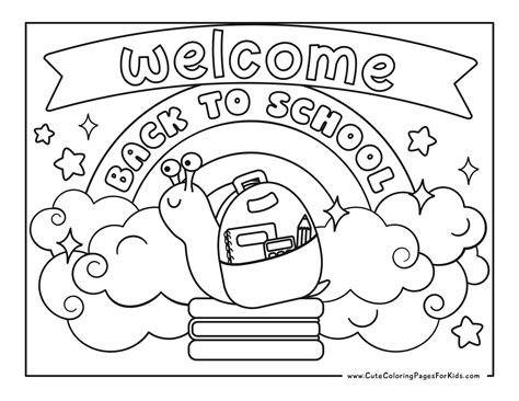Look Whoos In Our Class 6 Back To School Coloring Pages Educational