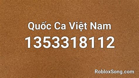 Id Nhạc Việt Nam Roblox Tổng Hợp Id Và Hướng Dẫn Sử Dụng Mới Nhất