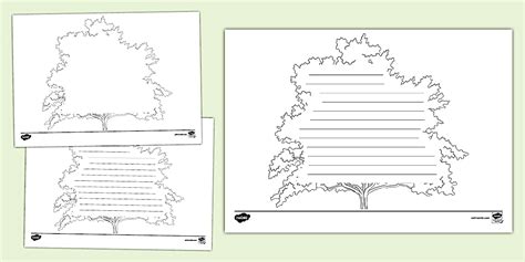 Sycamore Tree Writing Template Teacher Made Twinkl