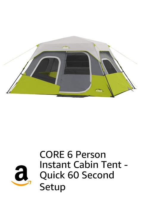 Core 6 Person Instant Cabin Tent Quick 60 Second Setup Artofit