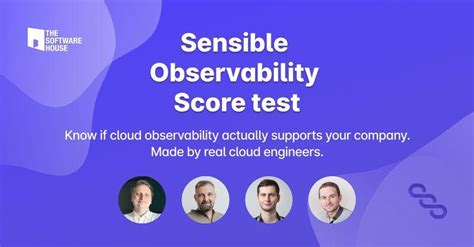 Jakub Piłucki On Linkedin Sensible Observability Score Test Wersja 1