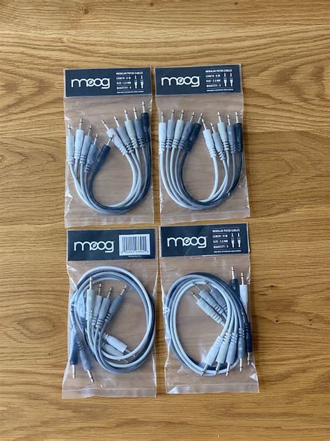 Moog Semi Modular Patch Cables 15cm 5 Pack Reverb Uk