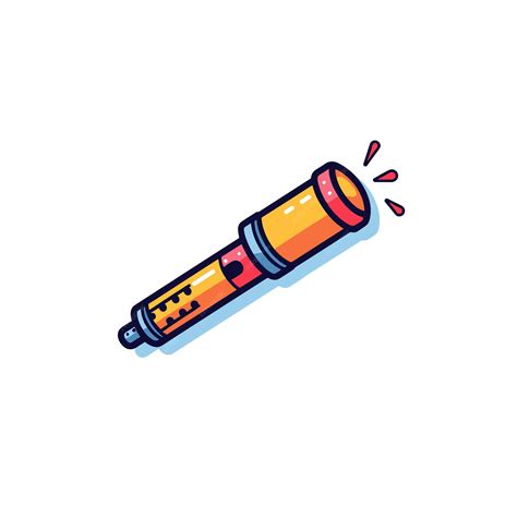 Premium Vector Cartoon Flashlight Illustration