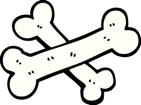 Crossed Bones Comic Book Style Cartoon 12075940 Vector Art At Vecteezy