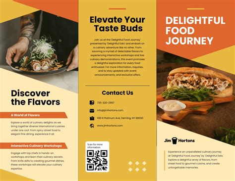 Creative Food Brochure Design