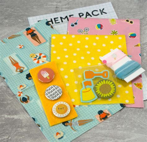 Embellishment Theme Pack Summer Etsy