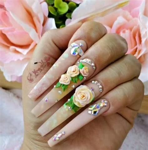 Diseños De Uñas Extra Largas 【ideas E ImÁgenes】