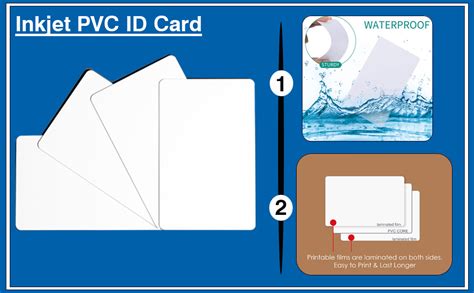 Kosh Super White Plain Pvc Id Card Compatible For Epson Inkjet Printers