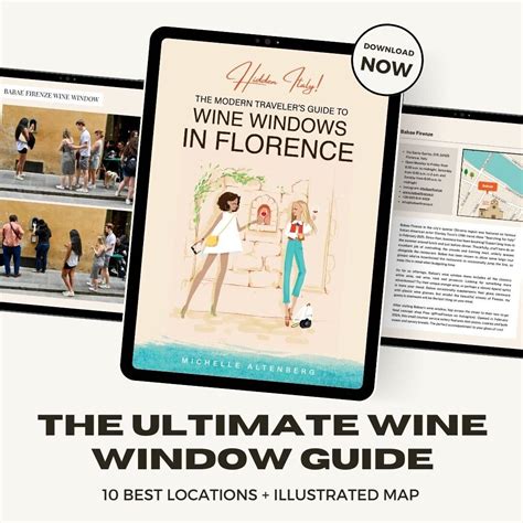 Wine Windows Of Florence Map Guide Pdf Download Wine Window Map