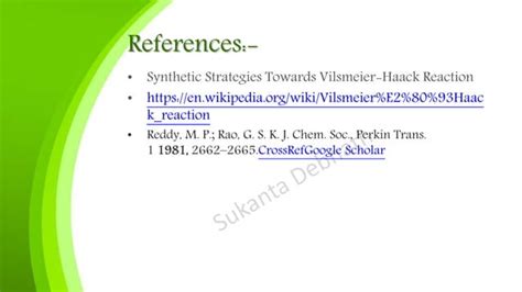 Vilsmeier Haack Rxn Pptx