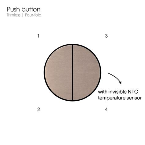 Rond 24v Push Button Small Trim Retrofit Wall Socket Darklight Design