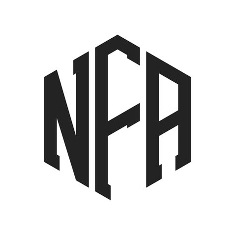Premium Vector Nfa Logo Design Initial Letter Nfa Monogram Logo Using