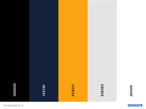Ey Color Palette Yellow Brown Gray