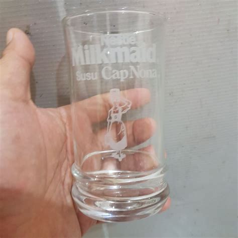 Bekas Gelas Beling Jadul Susu Cap Nona Nestle Milkmaid Lazada Indonesia
