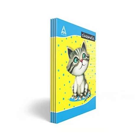 Hand Cover Laminated Paper Cover Classmate Notebook Pocket Sheet Size