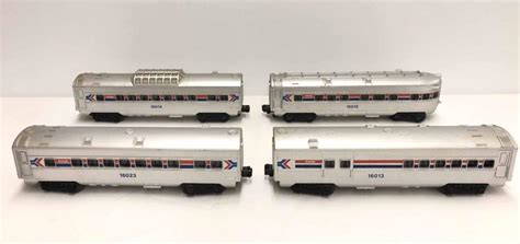 Sold Price Lionel Amtrak 4 Piece Passenger Car Train Set January 6
