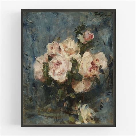 Vintage Rose Art Etsy