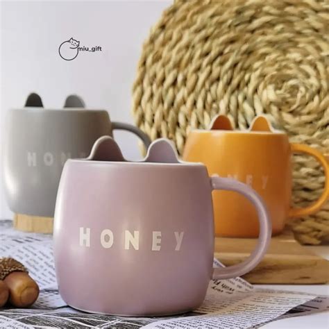 کمدا قیمت و خرید ماگ هانی رنگ بنفشنارنجیطوسی سایز 400میل