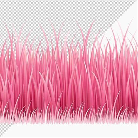 Pink Grass Premium Ai Generated Psd