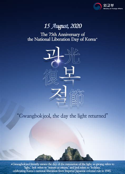 15 August 2020 Gwangbokjeol Literally Means The Day Of The Restoration