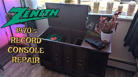1970s Zenith Turntable8 Track Solid State Stereo Console Repair Youtube