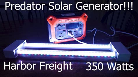 Predator Solar Generator Harbor Freight Youtube