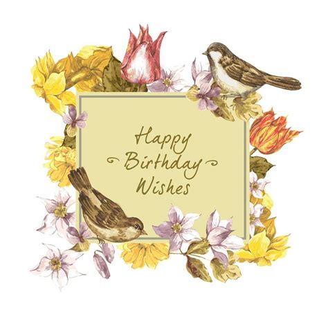 Vintage Free Printable And Online Birthday Cards Greetings Island