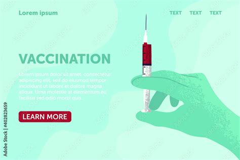 Vaccine Vector Background Vaccination Concept Banners Templates Can