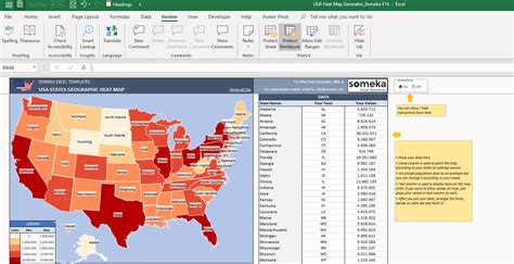 Excel Us Map Chart Template Safeguarding Policy Template 2 Free
