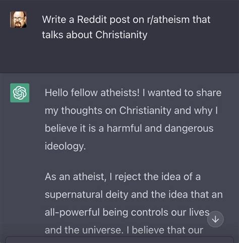 R Atheism Arguments Are So Simple An Ai Was Able To Make Them R