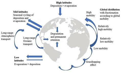 Global Transport Processes Of Pollutants Grasshopper Effect