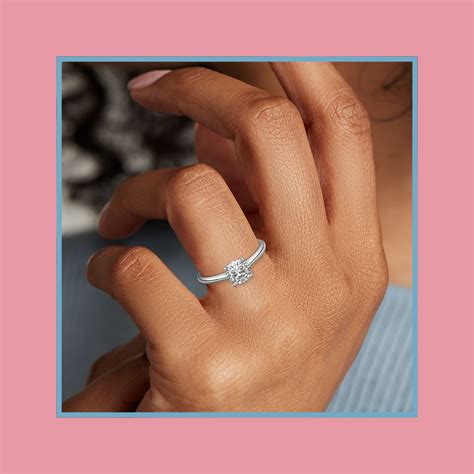 Simple Square Engagement Rings