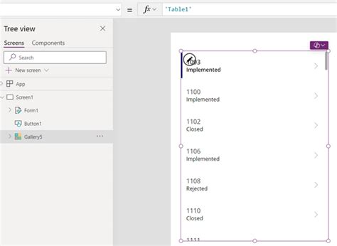 Sorting Or Filtering Breaks Table Rpowerapps