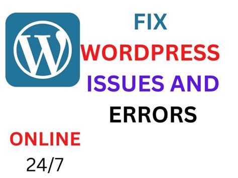 Fix Wordpress Issues And Database Connection Errors Upwork