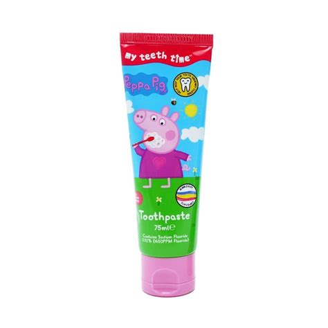 Peppa Pig My Teeth Time Toothpaste Bubblegum 75 Ml 2066 Kr
