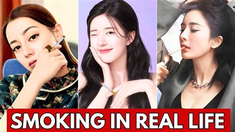 Top Chinese Actress Who Smoke In Real Life Beautiful Chinese Actress