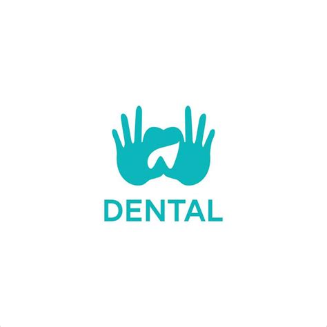 Tooth Logo Vector Illustration Hand Include Tooth Design 27908707